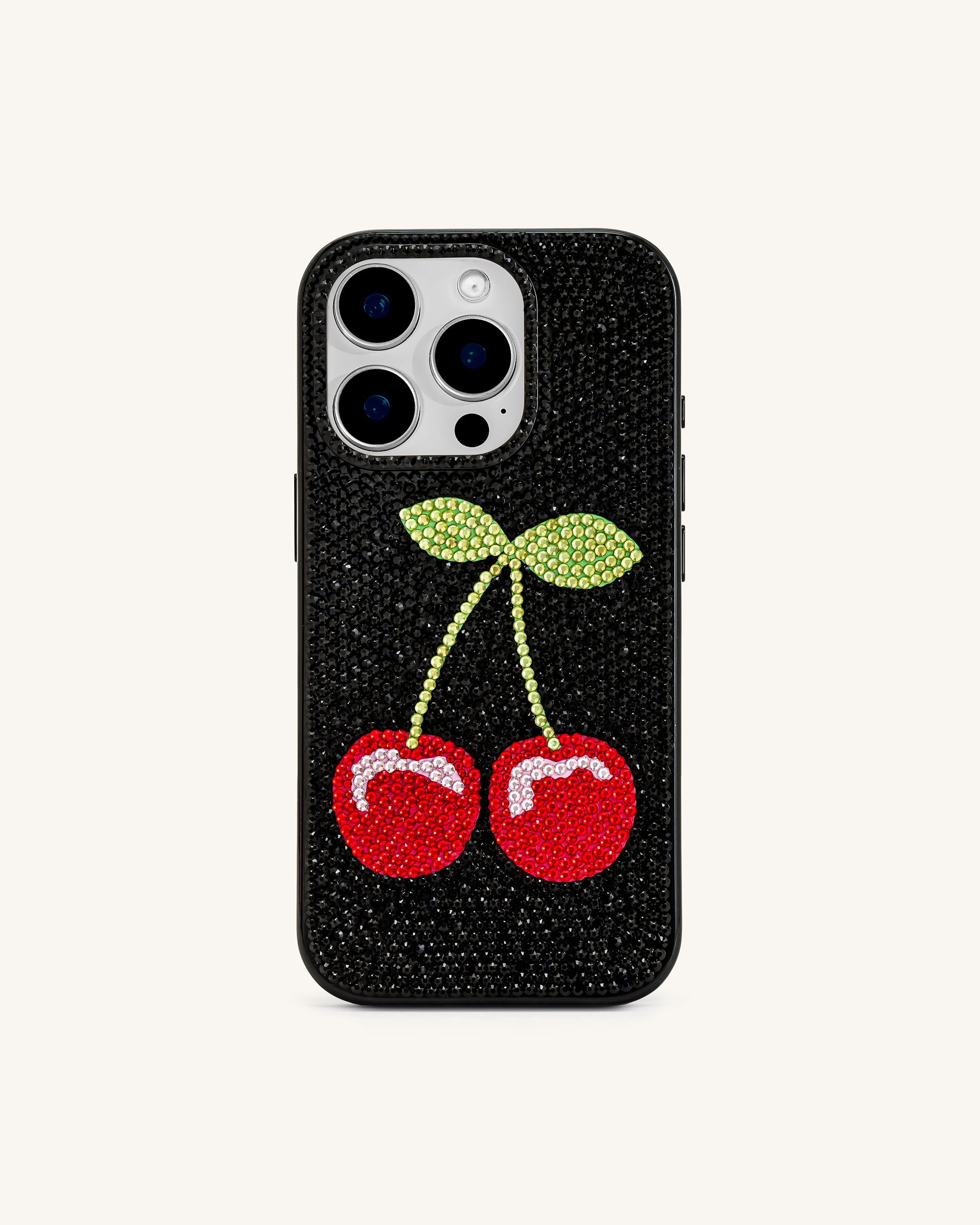 Cherry Phone Case - Multicolor Black | JW PEI